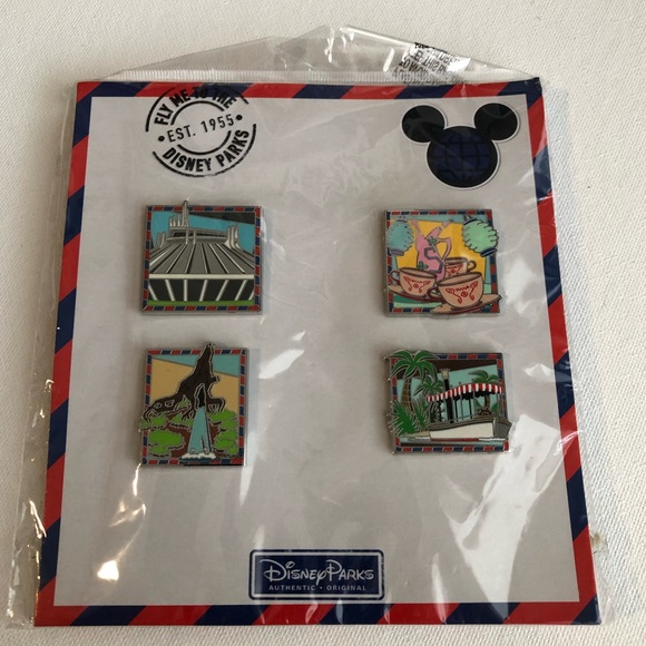 Disney | Other | Disney Fly Me To The Disney Parks Pins | Poshmark